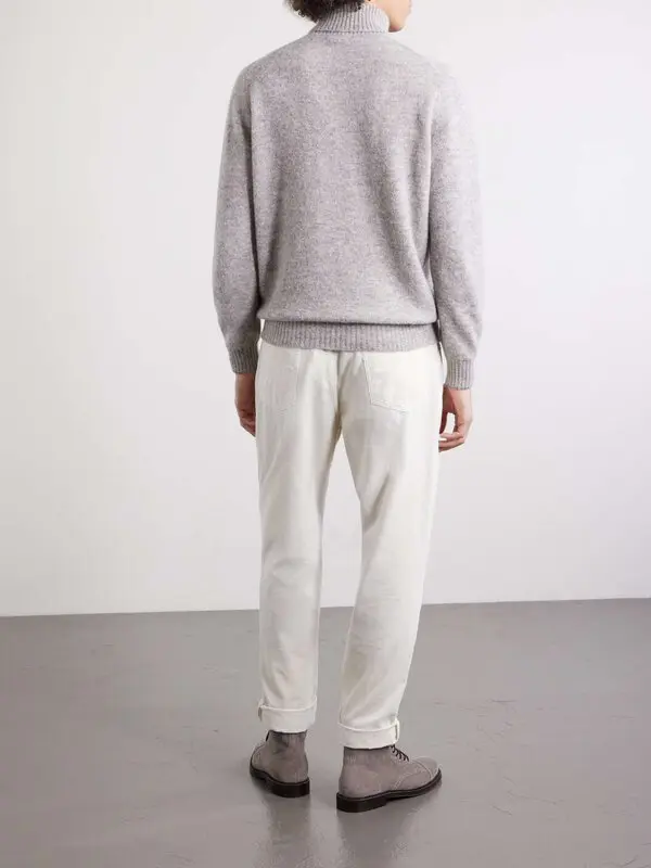 Brunello Cucinelli Alpaca-blend Rollneck Sweater
