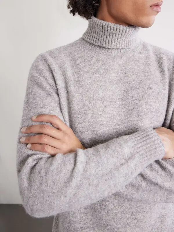 Brunello Cucinelli Alpaca-blend Rollneck Sweater