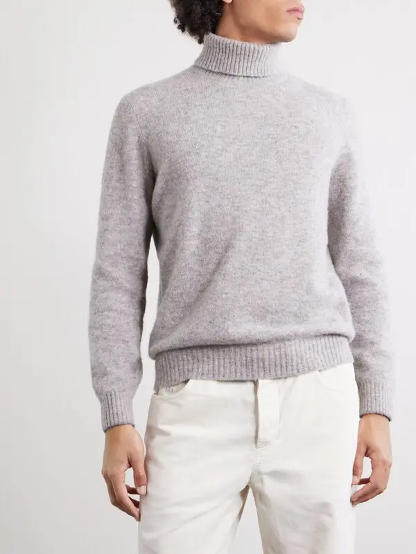 Brunello Cucinelli Alpaca-blend Rollneck Sweater