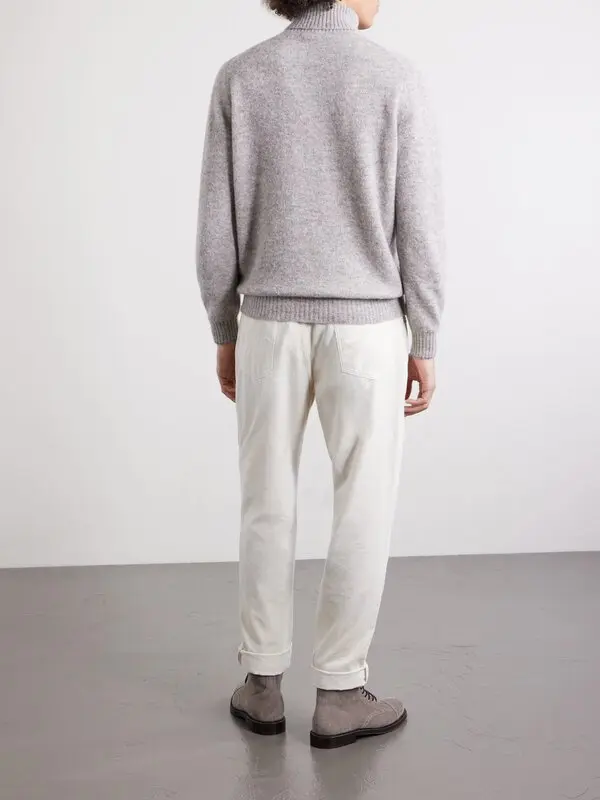 Brunello Cucinelli Alpaca-blend Rollneck Sweater