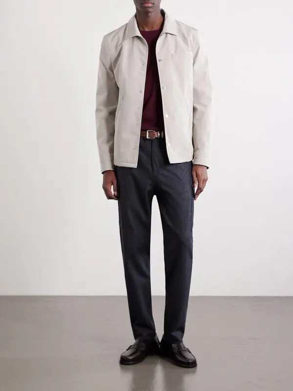 Brunello Cucinelli Tapered Virgin Wool Cargo Trousers