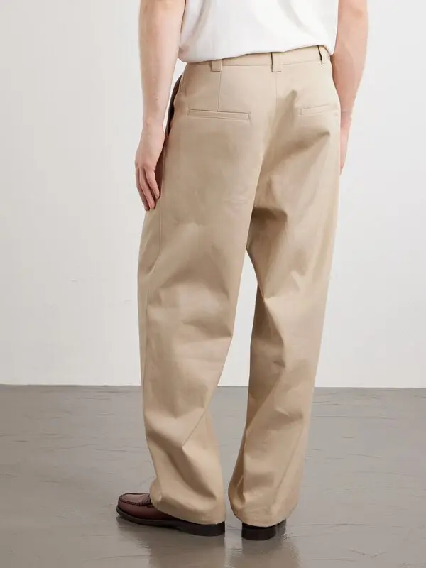 A.p.c. Ricky Straight-leg Pleated Trousers - Neutrals