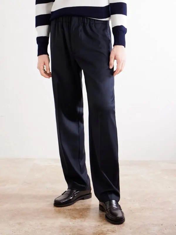 LARDINI Straight-leg Woven Trousers