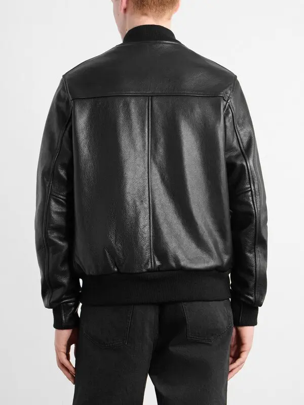 Golden Bear Ridgewood Leather Bomber Jacket