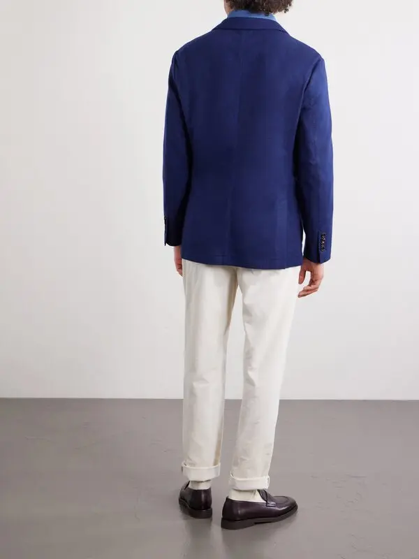 Brunello Cucinelli Cashmere Blazer - Blue