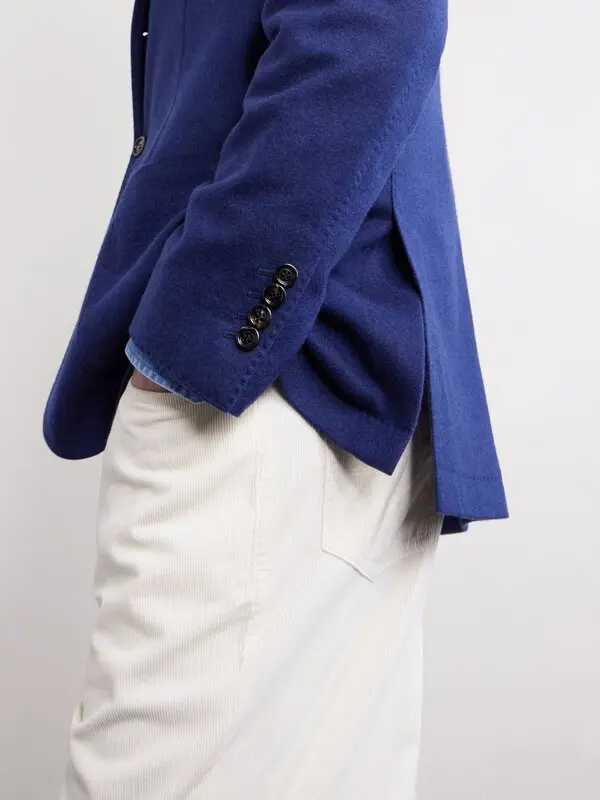Brunello Cucinelli Cashmere Blazer - Blue
