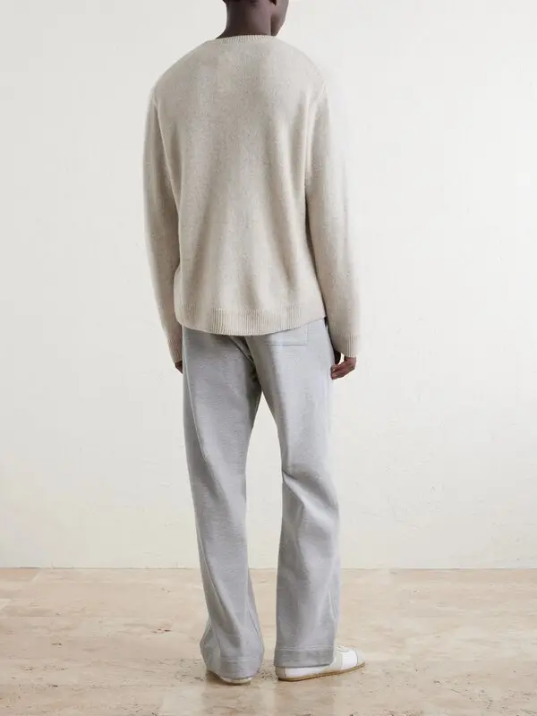 THE ELDER STATESMAN Hand-knitted Cashmere Sweater