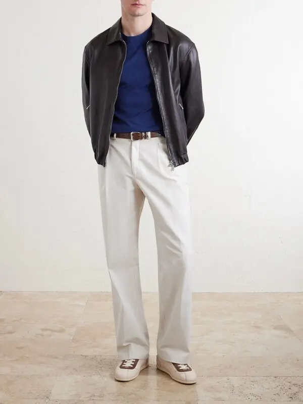 Brunello Cucinelli Layered Logo-print Cotton-jersey T-shirt