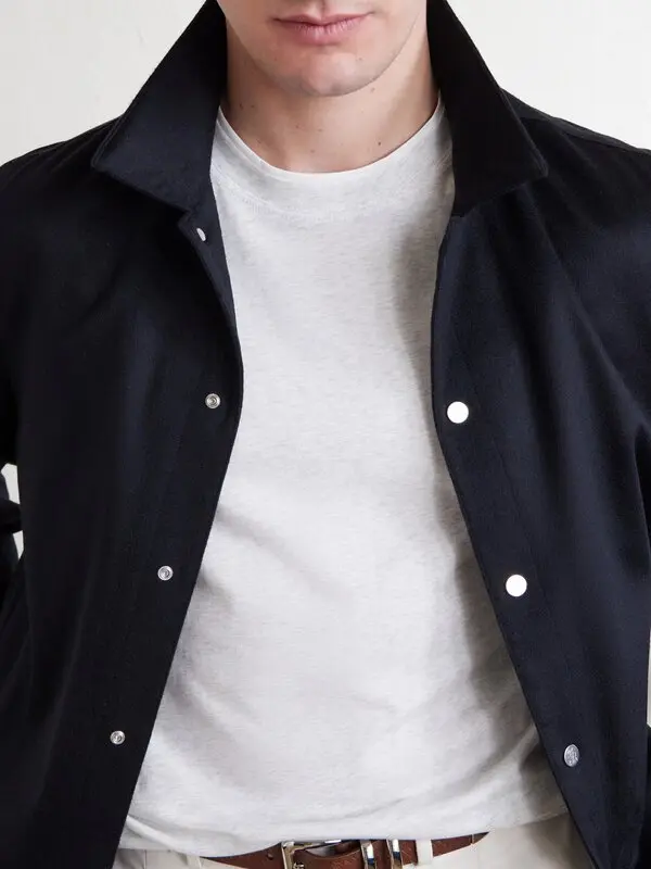 Brunello Cucinelli Layered Cotton-jersey T-shirt