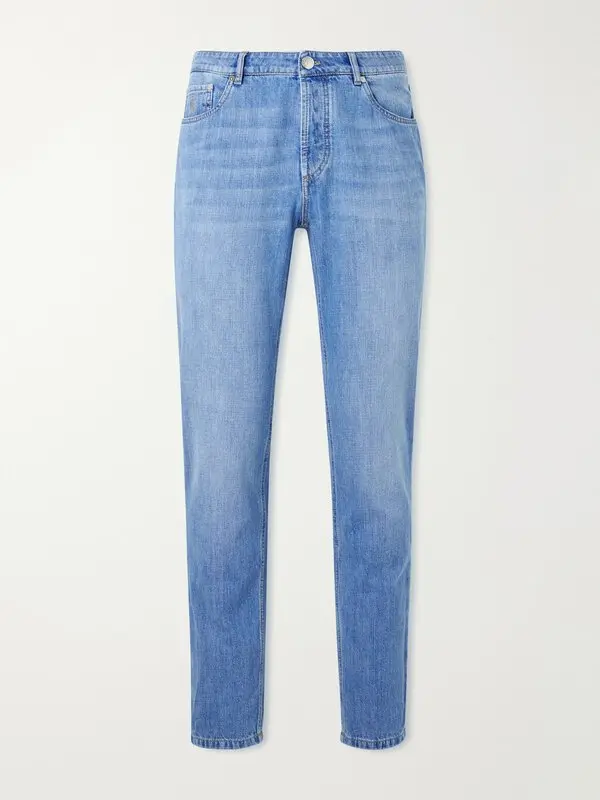 Brunello Cucinelli Slim-fit Jeans - Blue