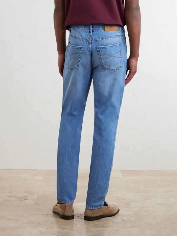 Brunello Cucinelli Slim-fit Jeans - Blue