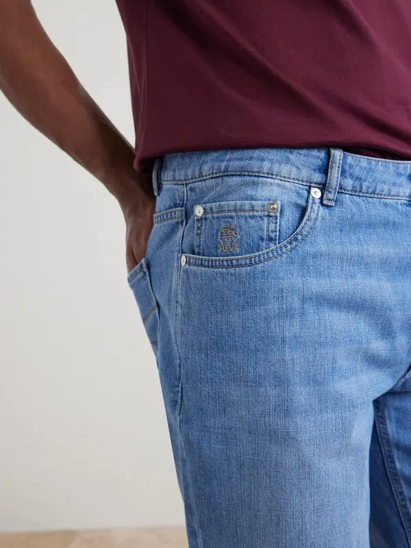 Brunello Cucinelli Slim-fit Jeans - Blue