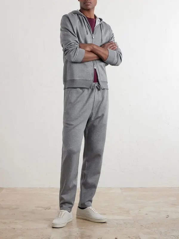 Brunello Cucinelli Zip-up Hoodie - Gray