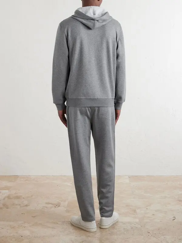 Brunello Cucinelli Zip-up Hoodie - Gray