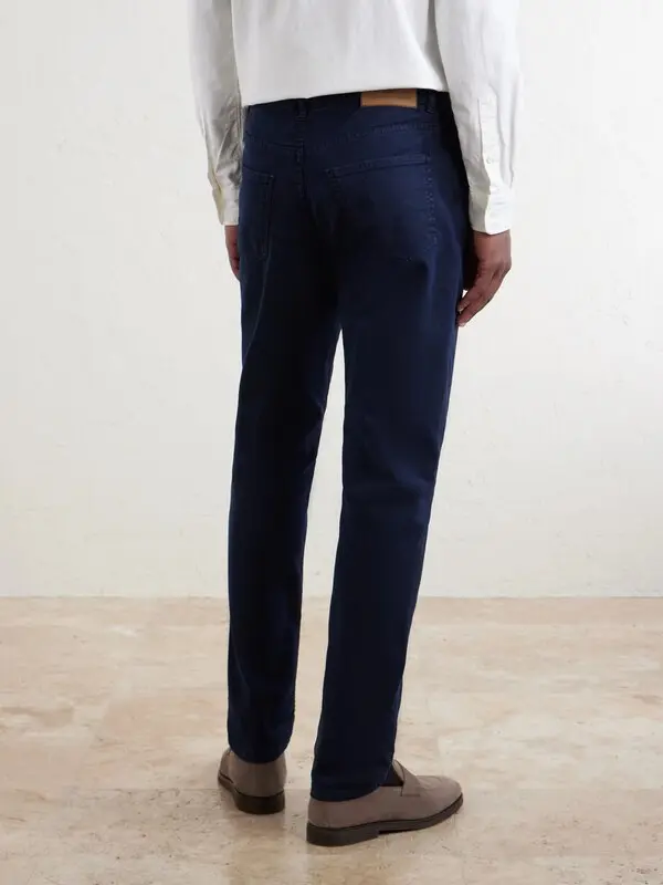 Brunello Cucinelli Slim-fit Straight-leg Jeans - Blue