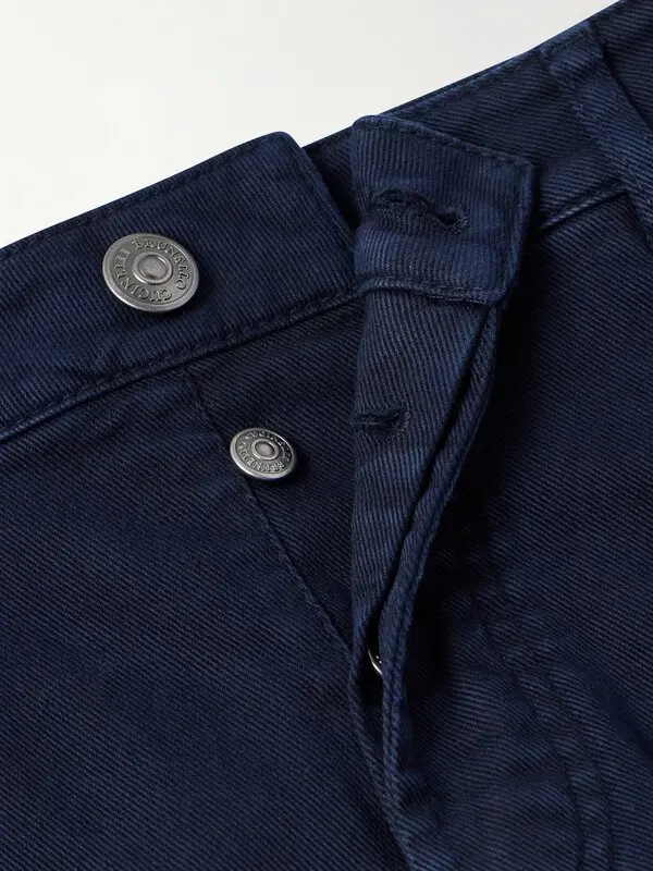Brunello Cucinelli Slim-fit Straight-leg Jeans - Blue
