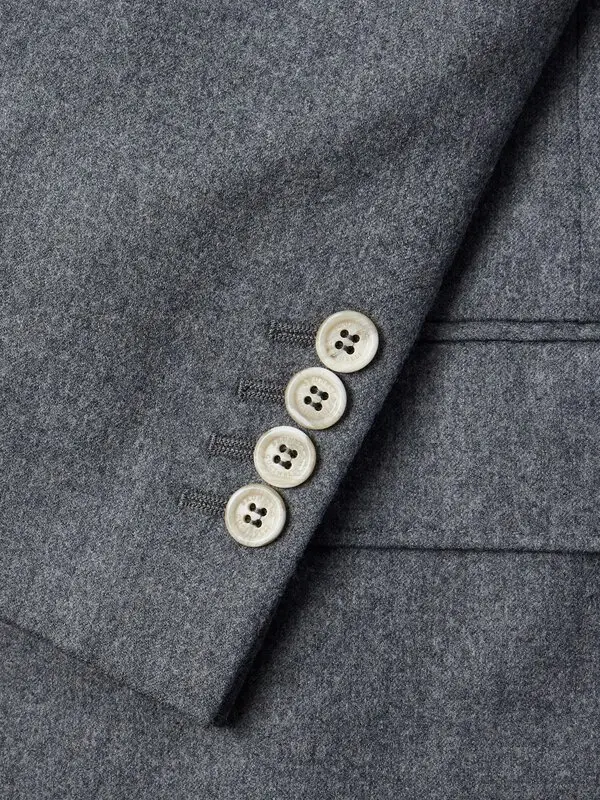Brunello Cucinelli Virgin Wool Suit Jacket - Gray