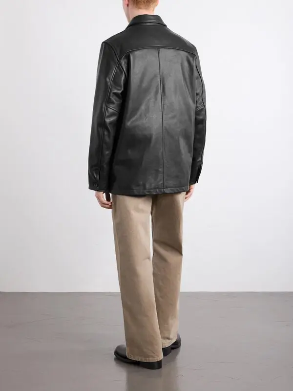 Golden Bear European Aniline Leather Car Coat