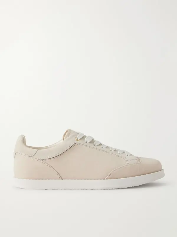 Brunello Cucinelli Suede Low-top Sneakers - Neutrals