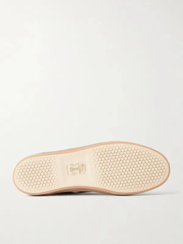Brunello Cucinelli Suede Lace-up Sneakers - Brown