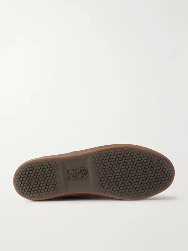 Brunello Cucinelli Suede Low-top Sneakers - Brown