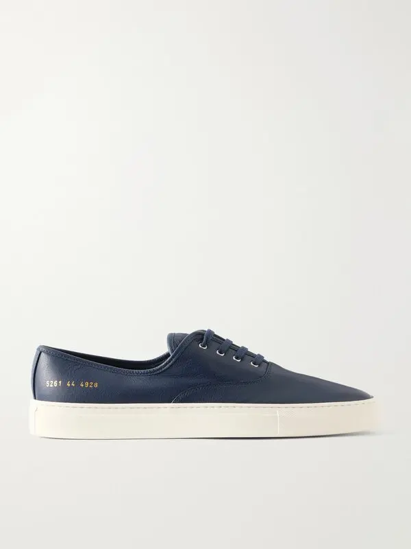 COMMON PROJECTS Deck Leather Sneakers - Blue