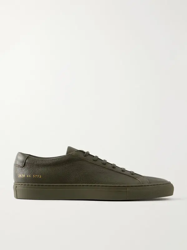 COMMON PROJECTS Achilles Full-grained Leather Sneakers