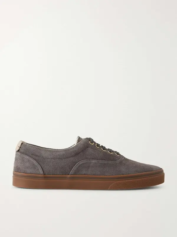 Brunello Cucinelli Suede Sneakers - Gray