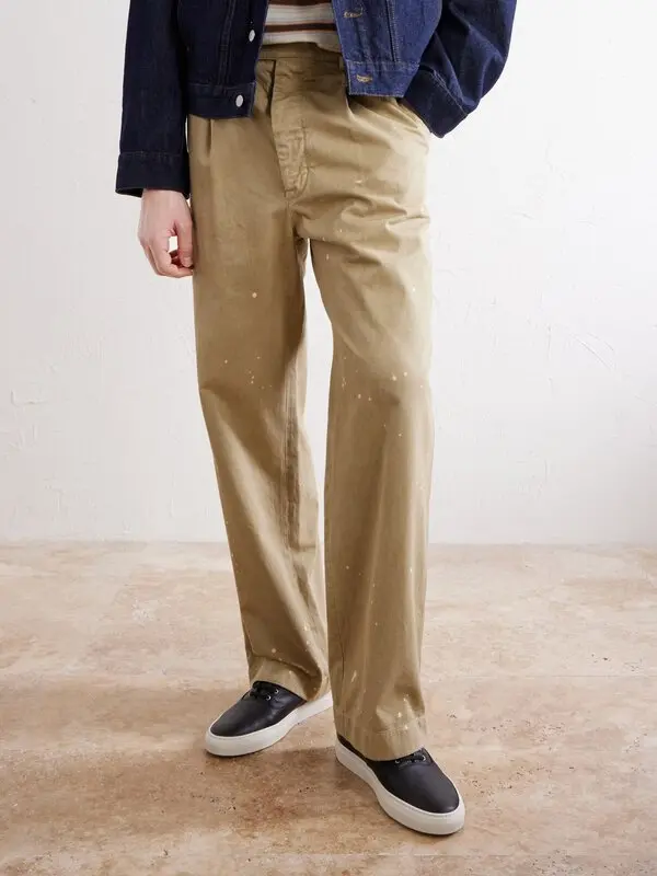 COMMON PROJECTS Deck Full-grained Leather Sneakers