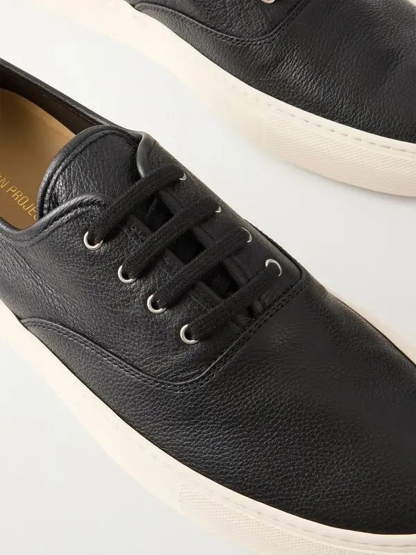 COMMON PROJECTS Deck Full-grained Leather Sneakers