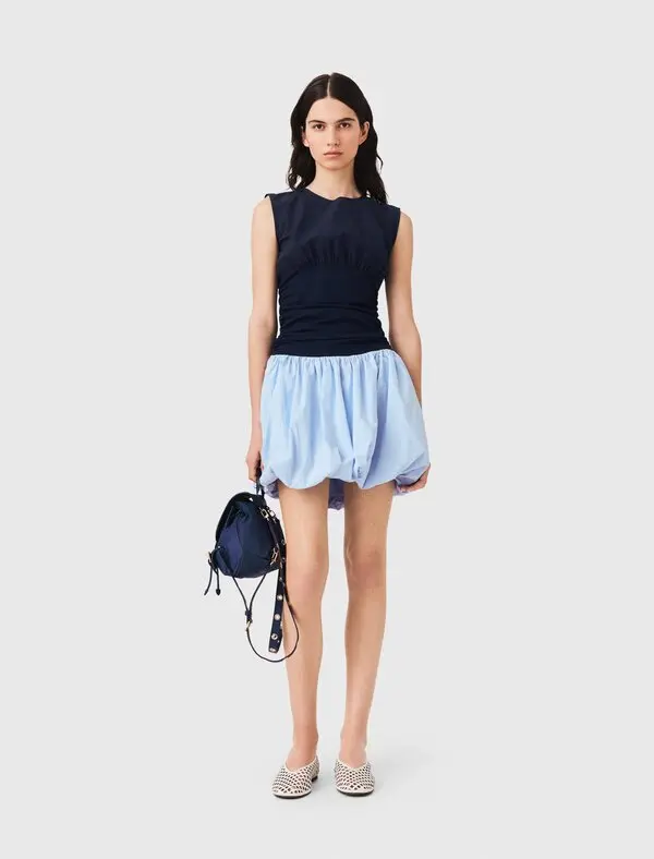 Maje Viscose And Cotton Mix Dress