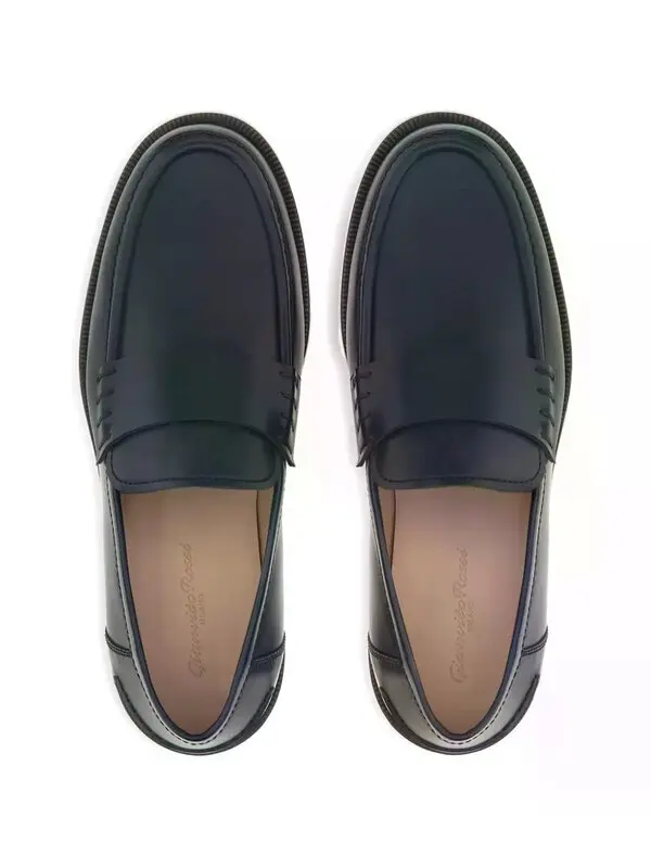 GIANVITO ROSSI Nicola Leather Loafers