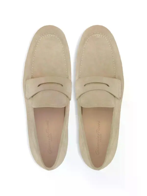 GIANVITO ROSSI Carlo Suede Loafers