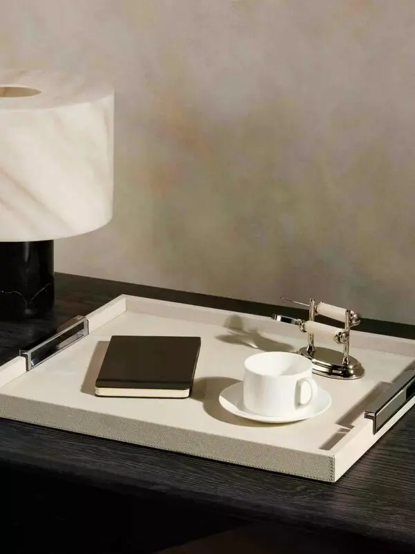GIOBAGNARA Victor Leather Tray