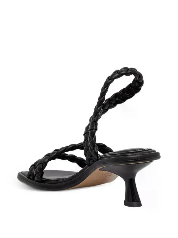 SOULIERS MARTINEZ Anaya Braided Slingback Sandals