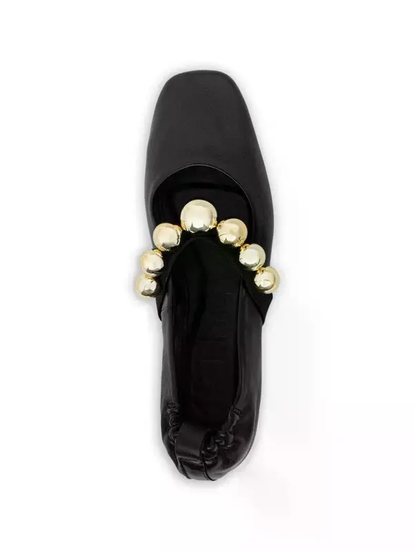 SOULIERS MARTINEZ Flamenca Bead-embellished Ballet Flats