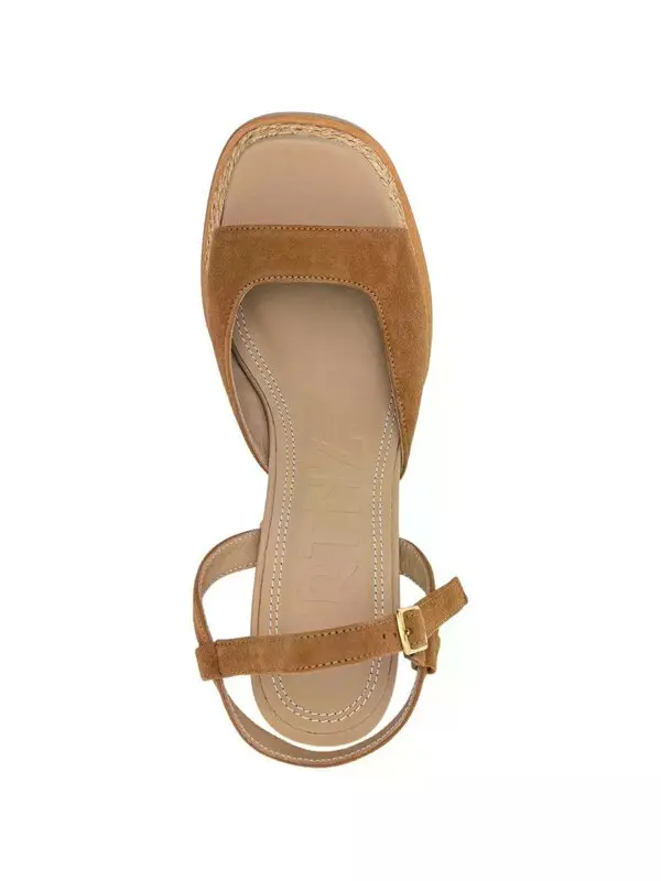 SOULIERS MARTINEZ Gracia Woven Platform Sandals