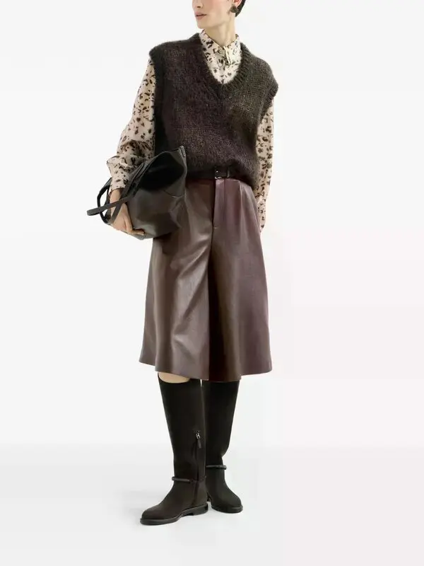 Brunello Cucinelli Lynx-print Monili-embellished Shirt