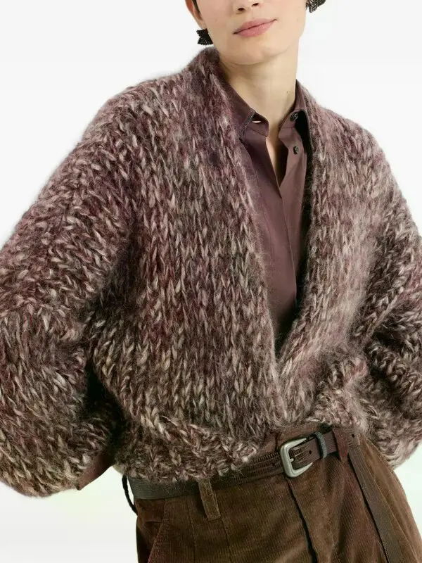 Brunello Cucinelli Malfilé Mohair Cardigan