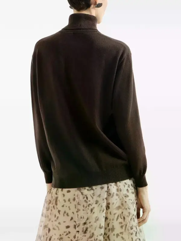 Brunello Cucinelli Cashmere Monili Turtleneck Sweater