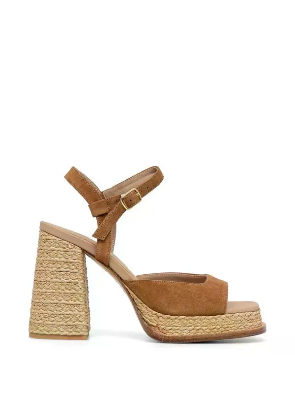 SOULIERS MARTINEZ Gracia Woven Platform Sandals