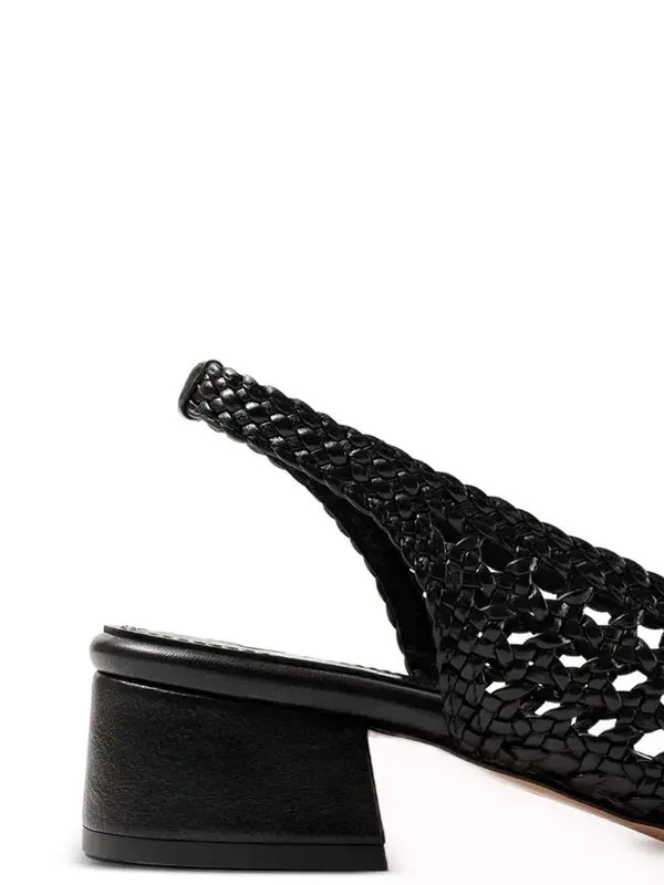 SOULIERS MARTINEZ Woven Slingback Pumps