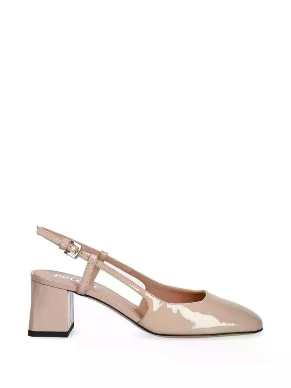 POLLINI Patent Leather Slingback Pumps