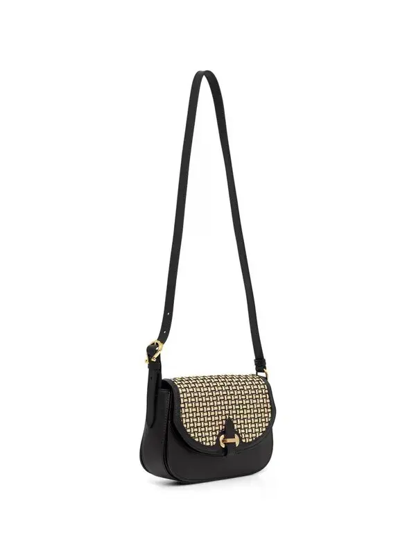 POLLINI Woven Panel Cross-body Bag