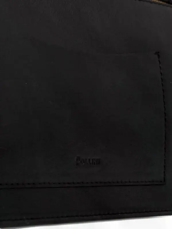 POLLINI Logo Patch Zip-top Tote Bag