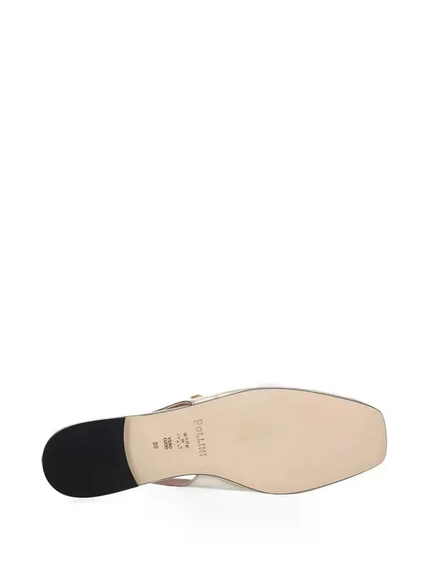 POLLINI Metallic Slingback Ballet Flats