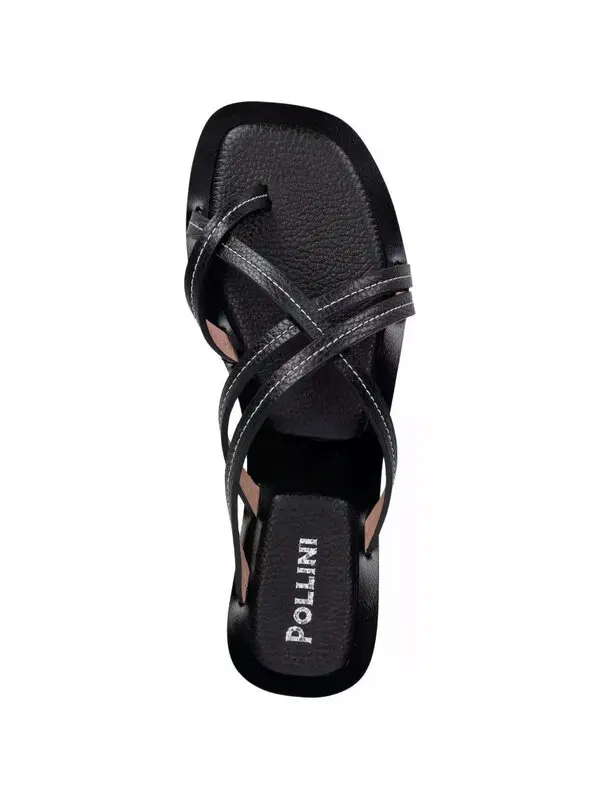 POLLINI Strappy Contrast-stitch Sandals