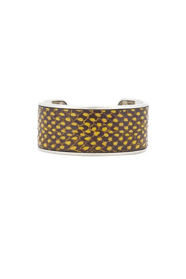 Dries Van Noten Leather Cuff Bracelet - Brown