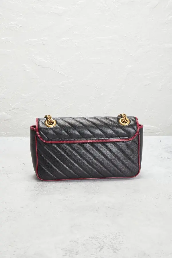 Gucci Gg Marmont Shoulder Bag - Black