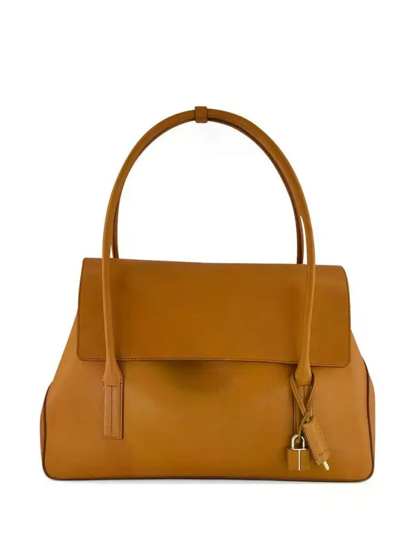 TOM FORD Padlock Shoulder Bag - Brown